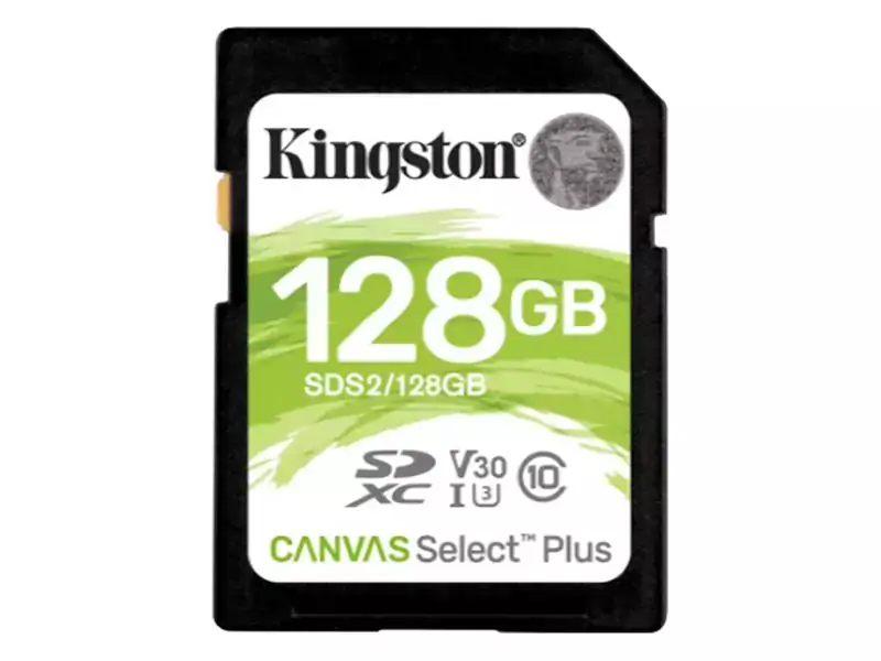 KINGSTON SDXC 128GB CLASS 10 U3, 100MB/S-85MB/S, SDS2/128GB