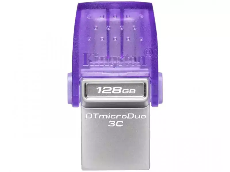 KINGSTON 128GB DATATRAVELER MICRODUO 3C USB 3.2 FLASH DTDUO3CG3/128GB