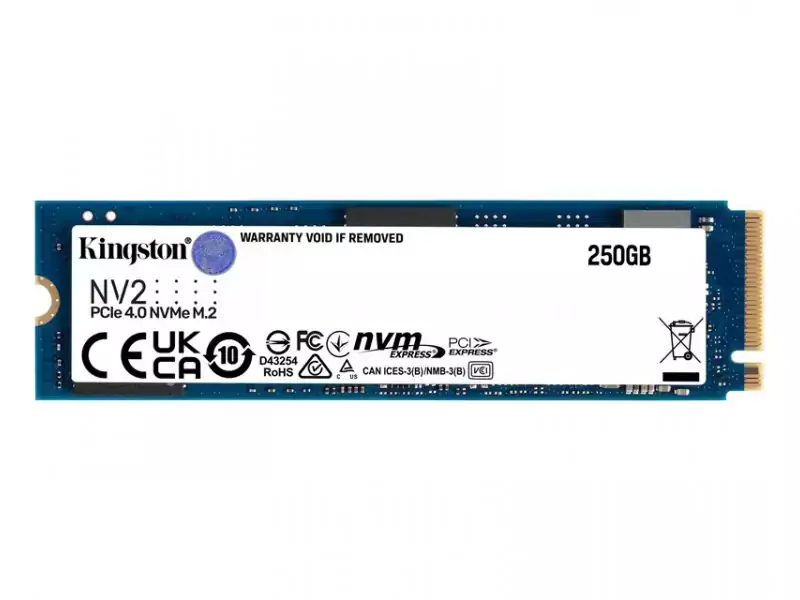 KINGSTON 250GB M.2 NVME SSD, NV2 SERIES (SNV2S/250G)