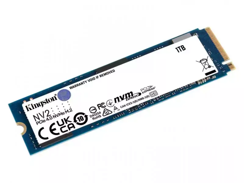 KINGSTON 1TB M.2 NVME SSD, NV2 SERIES (SNV2S/1000G)