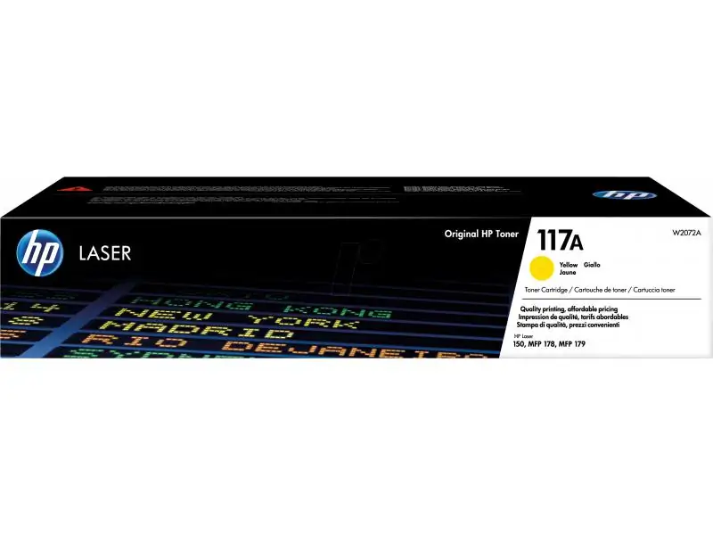 HP W2072A YELLOW 117A