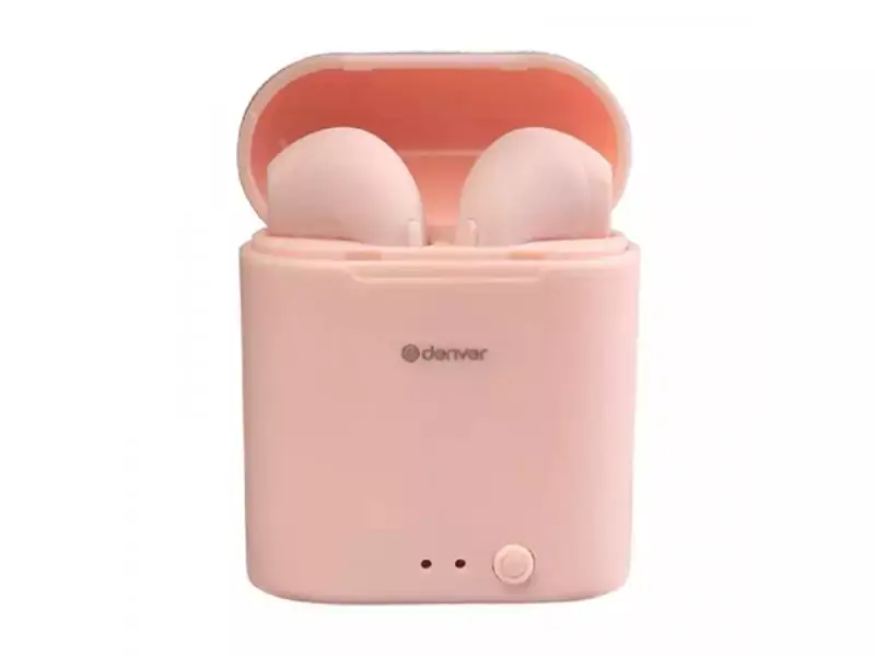 DENVER TWE-46 BLUETOOTH SLUŠALICE ROZE