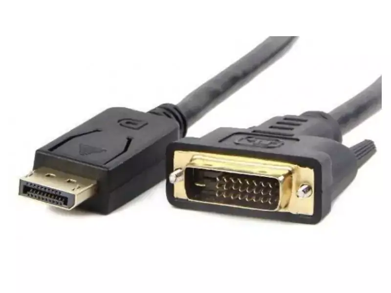 GEMBIRD DISPLAYPORT NA DVI KABL, 1M, CRNI (CC-DPM-DVIM-1M)