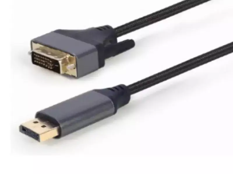 GEMBIRD DISPLAYPORT NA DVI KABL 4K/30 HZ, PREMIUM SERIES 1.8M (CC-DPM-DVIM-4K-6)