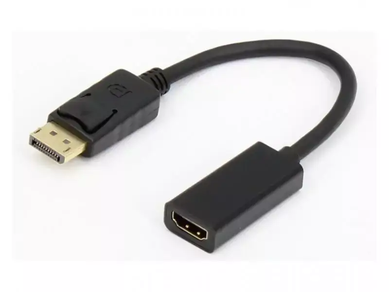 E-GREEN ADAPTER DISPLAYPORT 1.4(M) – HDMI 2.0(F) KABL 20CM CRNI