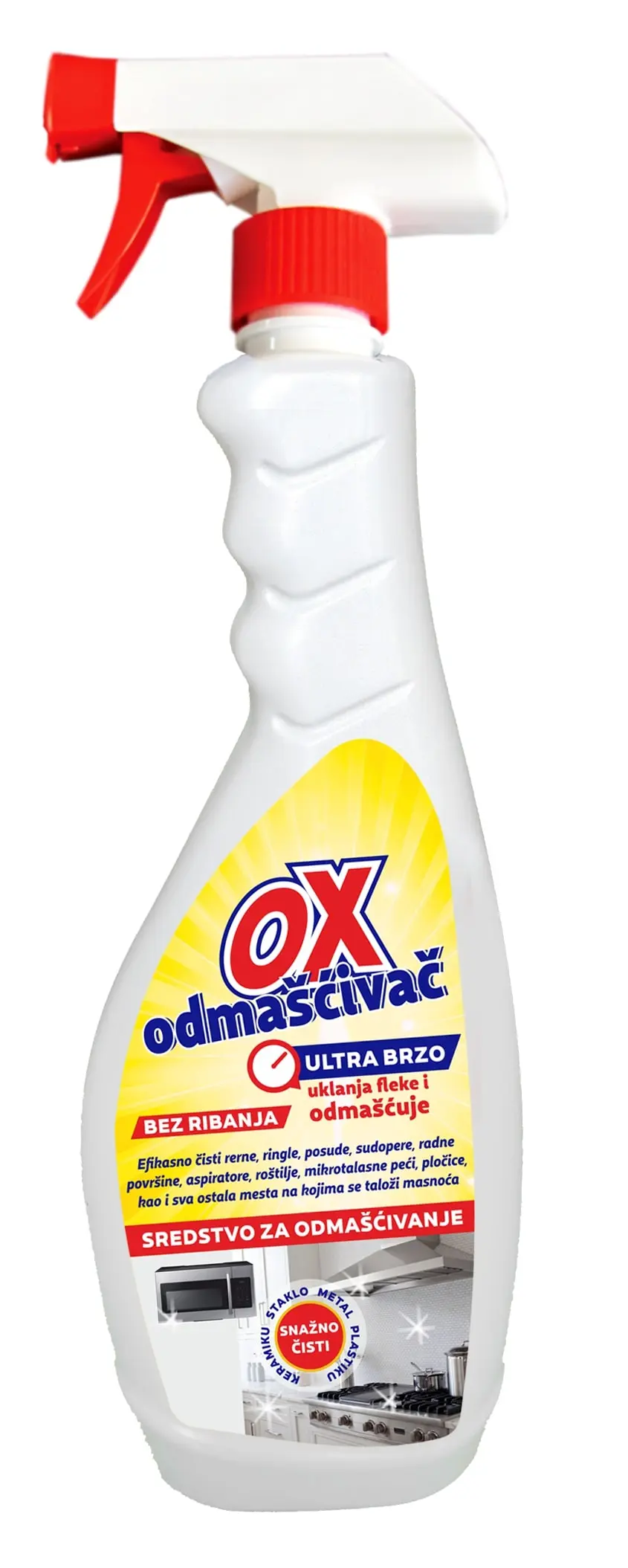 OX Odmašćivač sa raspršivačem 0.75 l