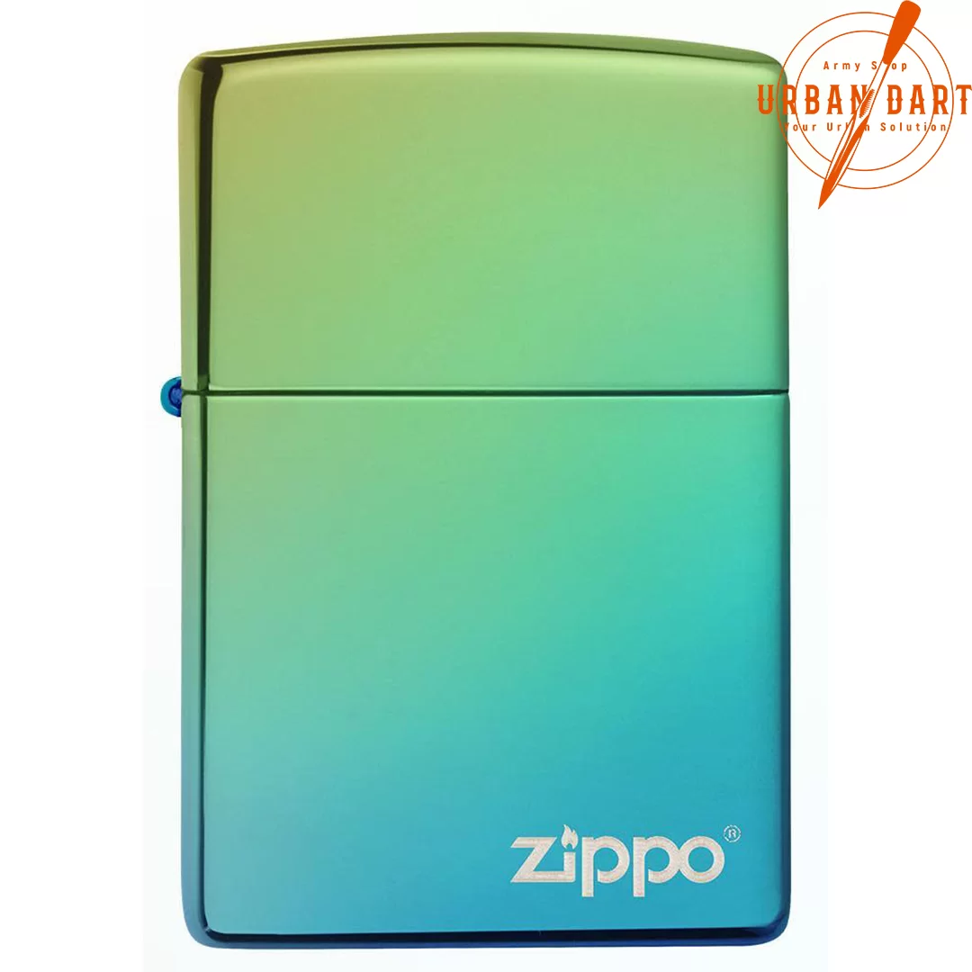 ZIPPO UPALJAČ HIGH POLISH TEAL ZIPPO LOGO