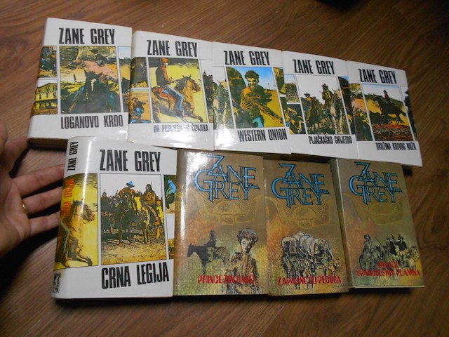 Zane Grey - Kolekcija od 9 knjiga