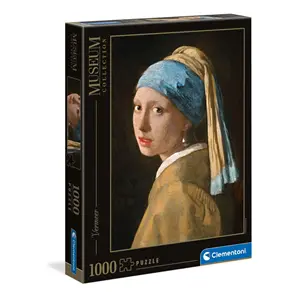 Clementoni CL39614 PUZZLE 1000 DEVOJKA SA BISERNOM MINDJUŠOM