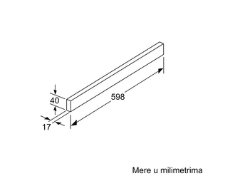 Bosch Dodatni pribor za kuhinjske aspiratore DSZ4685