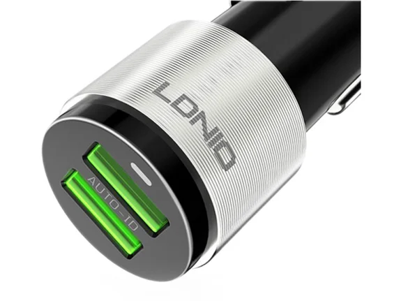 Ldnio Auto punjač dual Usb 4.2A sa Type C kablom C403