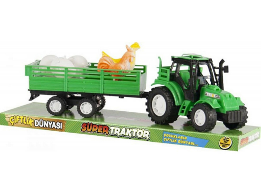 Traktor sa prikolicom set