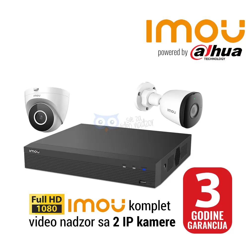 IP komplet video nadzor sa 2 kamere Imou