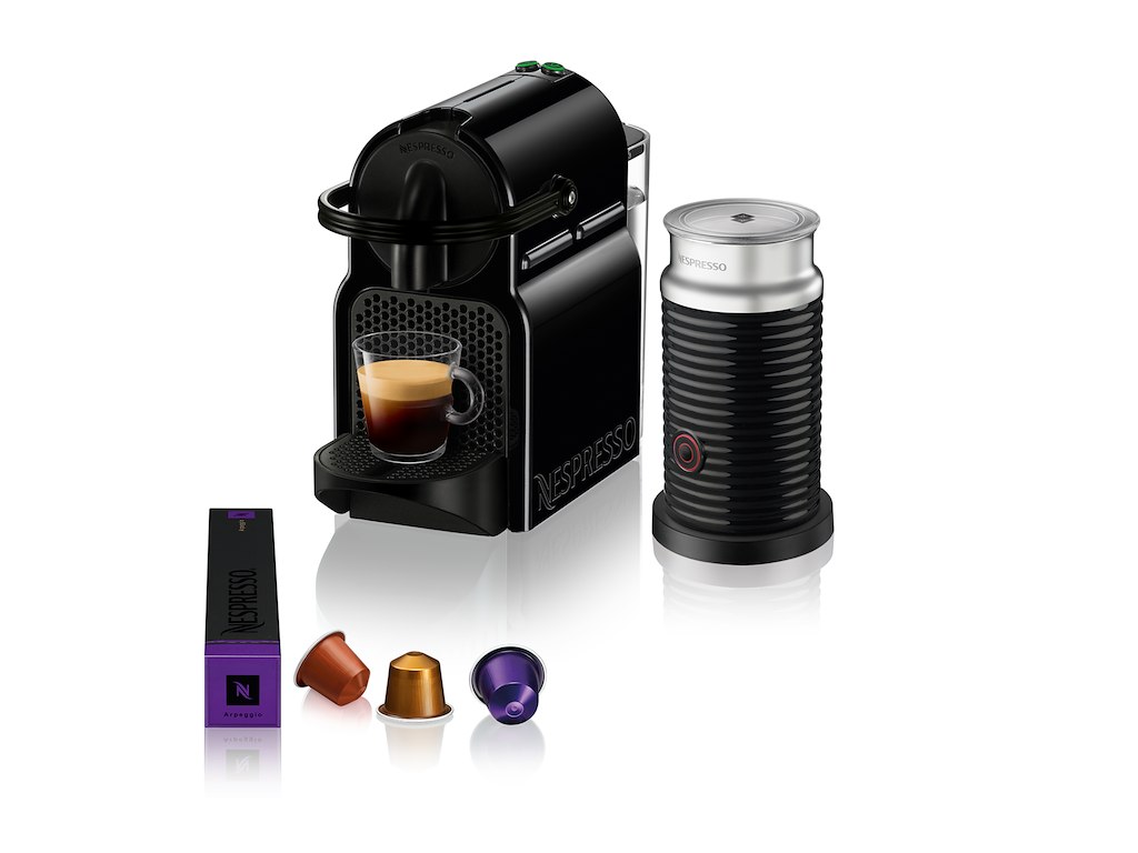 Nespresso Aparat za kafu Inissia Black and Aeroccino A3ND40EUBK-DL