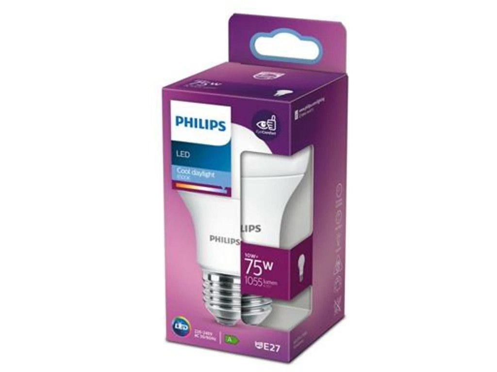 Philips Led sijalica 10W (75W) A60 E27 CDL 6500K MAT N PS757