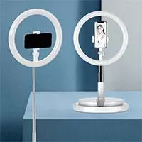 Selfi stalak sa LED svetlom Ring stand white