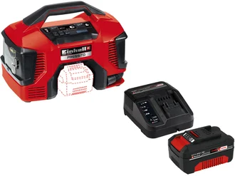 Einhell Aku. Kompresor TE-AC 18/11 Li AC PRESSITO i Power-X-Change 18V 4,0 Ah Starter-Kit