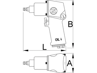 Unior Pneumatski odvrtač 1/2inch 1561