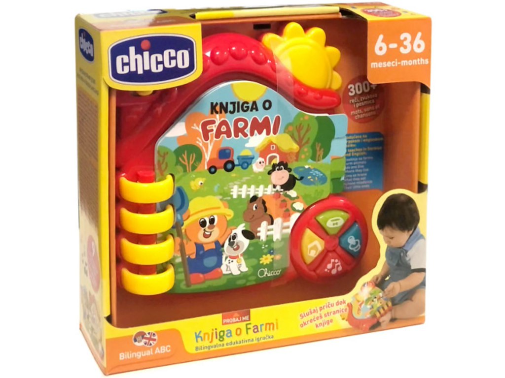 Chicco igračka knjiga o farmi A050769