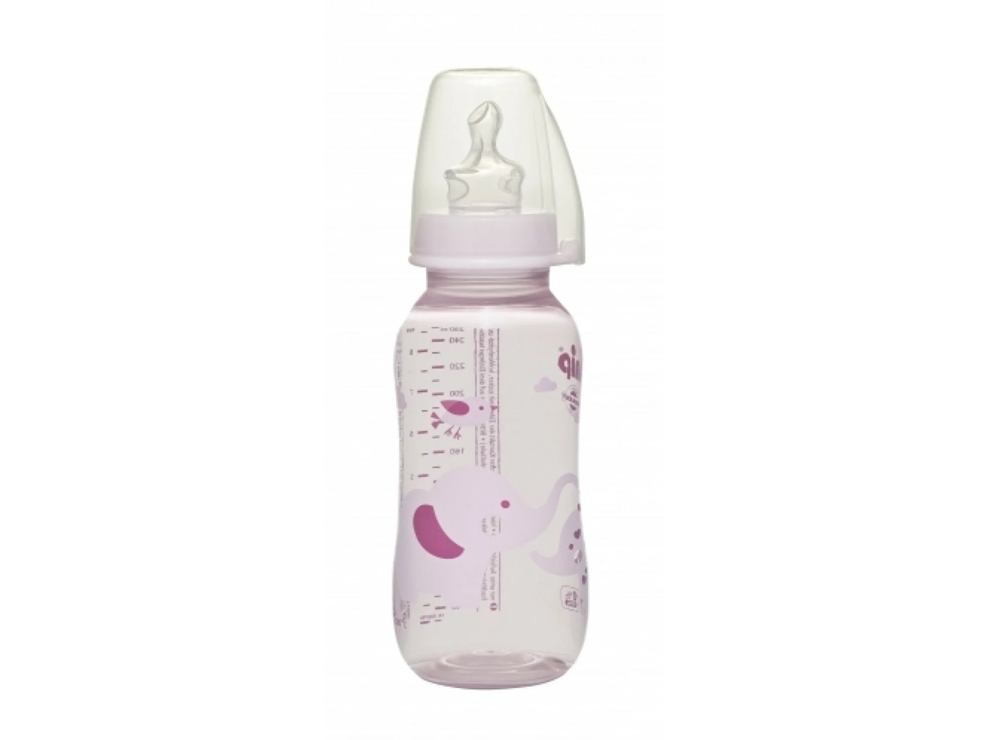 NIP pp flašica Trendy Girl 250ml sil.cucla 0-6m A022346