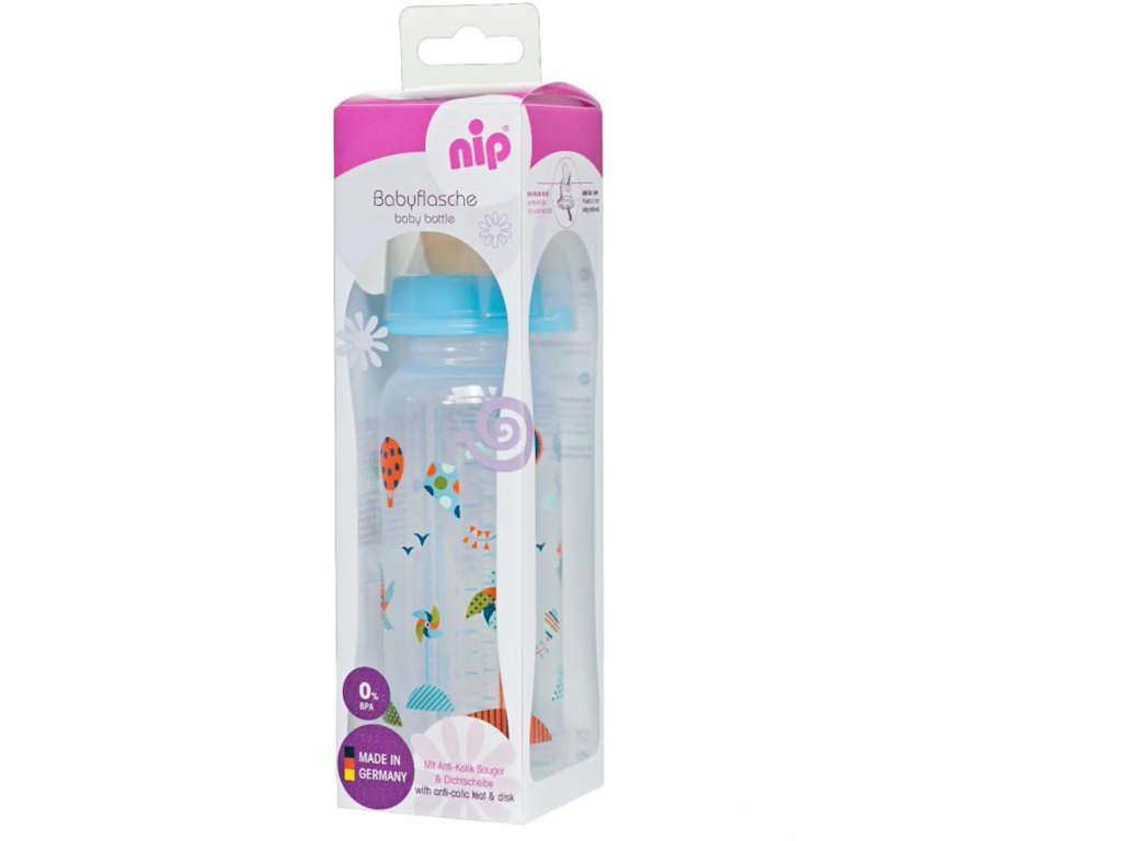 Nip PP flašica Family Boy 250ml kauč.cucla 6m+ A022321