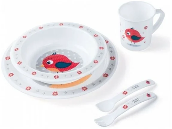 Canpol Baby Set za hranjenje Bird