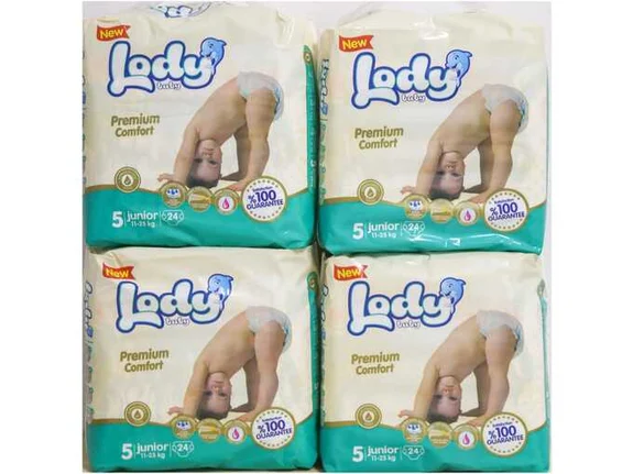 Lody Baby Ecopack Bebi pelene veličina 5 4/1 - 96 komada
