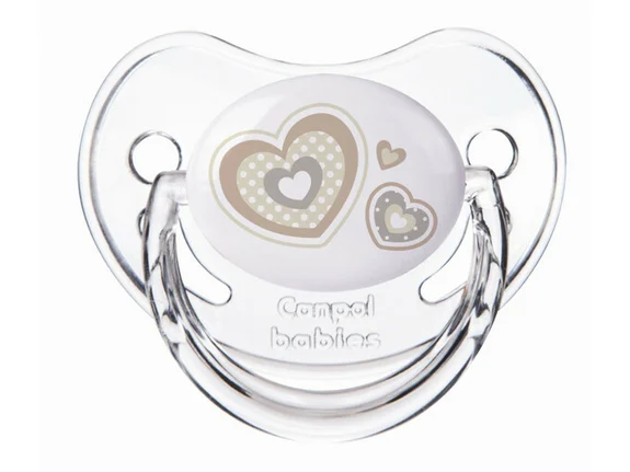 Canpol Orthodontic Baby Silikonska varalica Hearts 0-6m 22/565