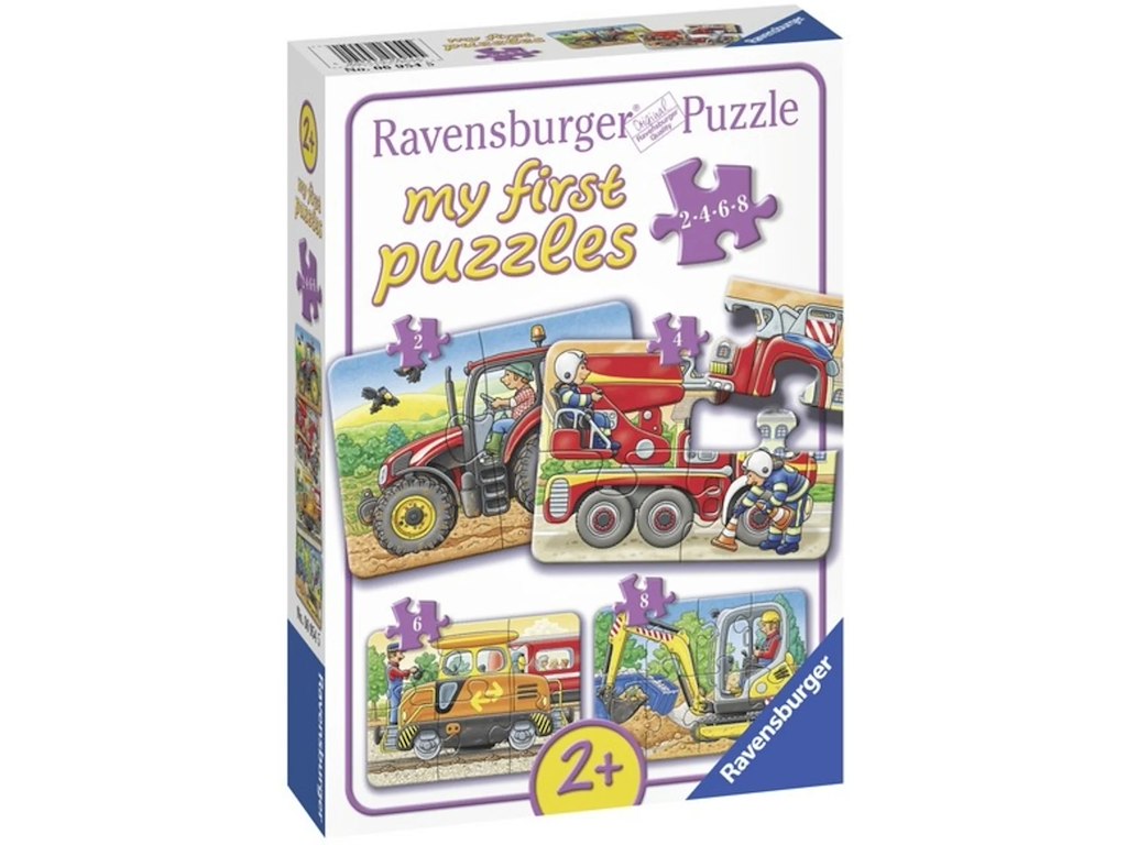 Ravensburger puzzle (slagalice) -Moje prve puzzle, mašine RA06954