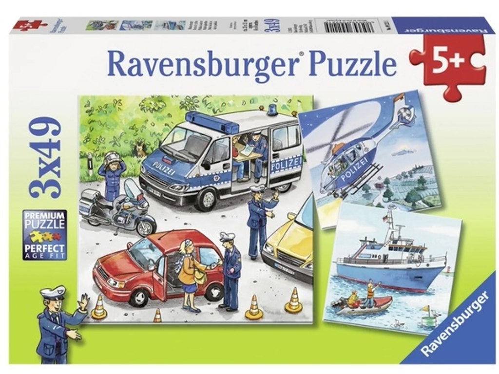 Ravensburger puzzle (slagalice) - Policija u akciji RA09221
