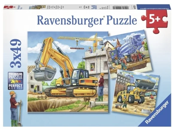 Ravensburger puzzle (slagalice) - Velike graditeljske masine RA09226