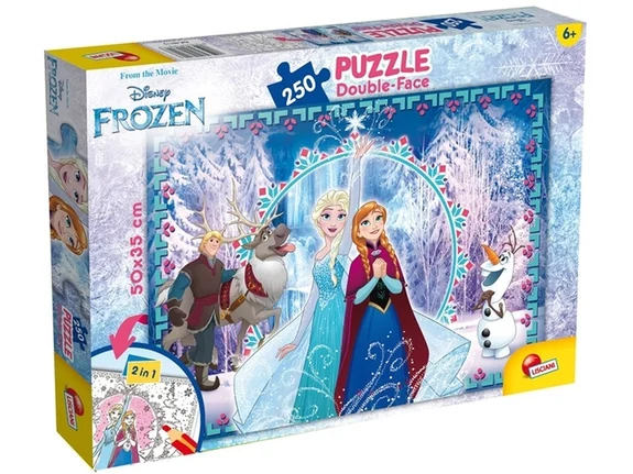 Lisciani Slagalica frozen 2 u 1 složi i oboji 52981