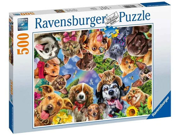 Ravensburger puzzle (slagalice) - Životinjski selfi RA15042