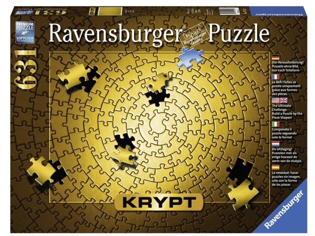 Ravensburger puzzle (slagalice)- KRYPT zlatni