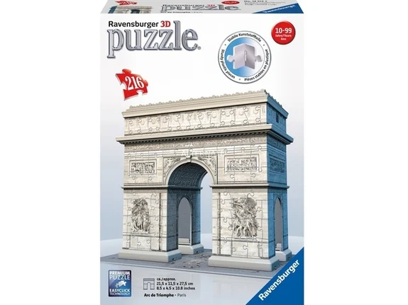 Ravensburger 3D puzzle (slagalice) - Triumfalna kapija u Parizu RA12514