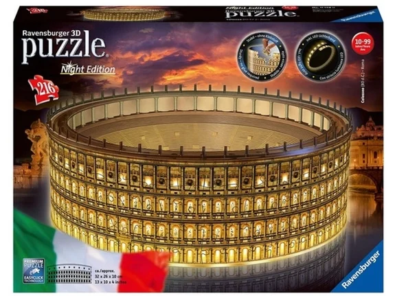 Ravensburger 3D puzzle (slagalice) - Koloseum nocno izdanje RA11148