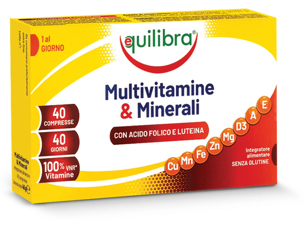 Equilibra Multivitamin and Minerals 40 caps