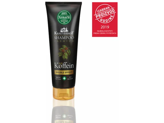 Krauterhof šampon kofein - double effect 250ml A005406