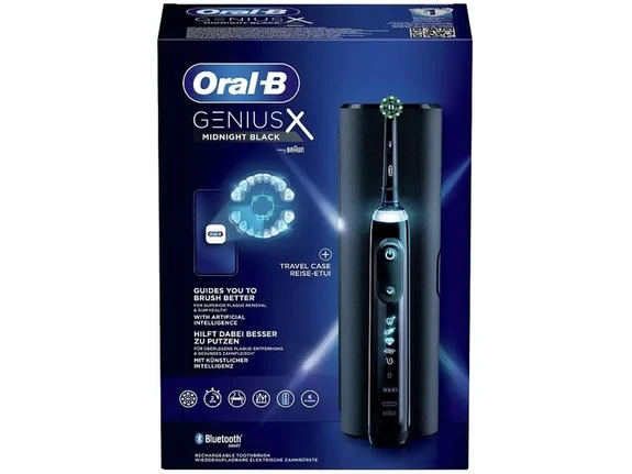 Oral-B Električna četkica za zube Power Genius X Midnight Black