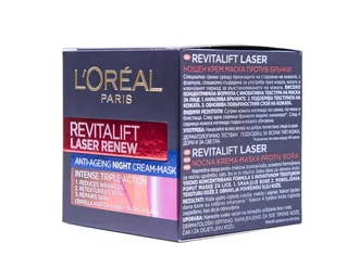 LOreal Paris Noćna krema-maska protiv bora Revitalift Laser Renew 50ml