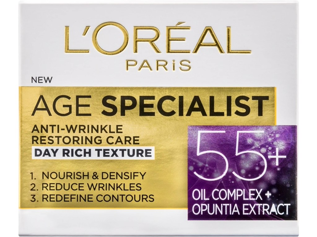 LOreal Paris Dnevna nega za obnavljanje kože Age Specialist Anti-Wrinkle 55+ 50ml