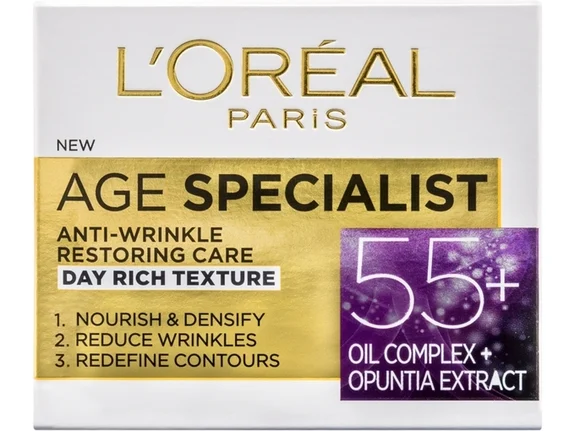 LOreal Paris Dnevna nega za obnavljanje kože Age Specialist Anti-Wrinkle 55+ 50ml