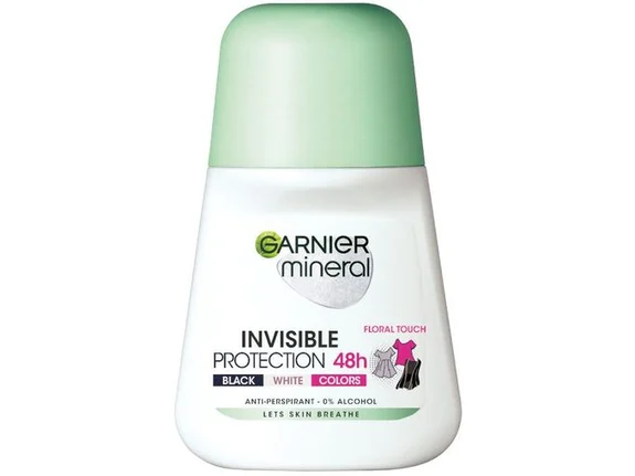 Garnier Roll-on Mineral Deo Invisible Black White and Colors 50ml