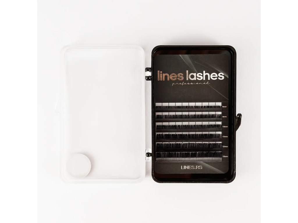 Lines Lashes Svilene trepavice 0.07 D mini mix 5-6mm