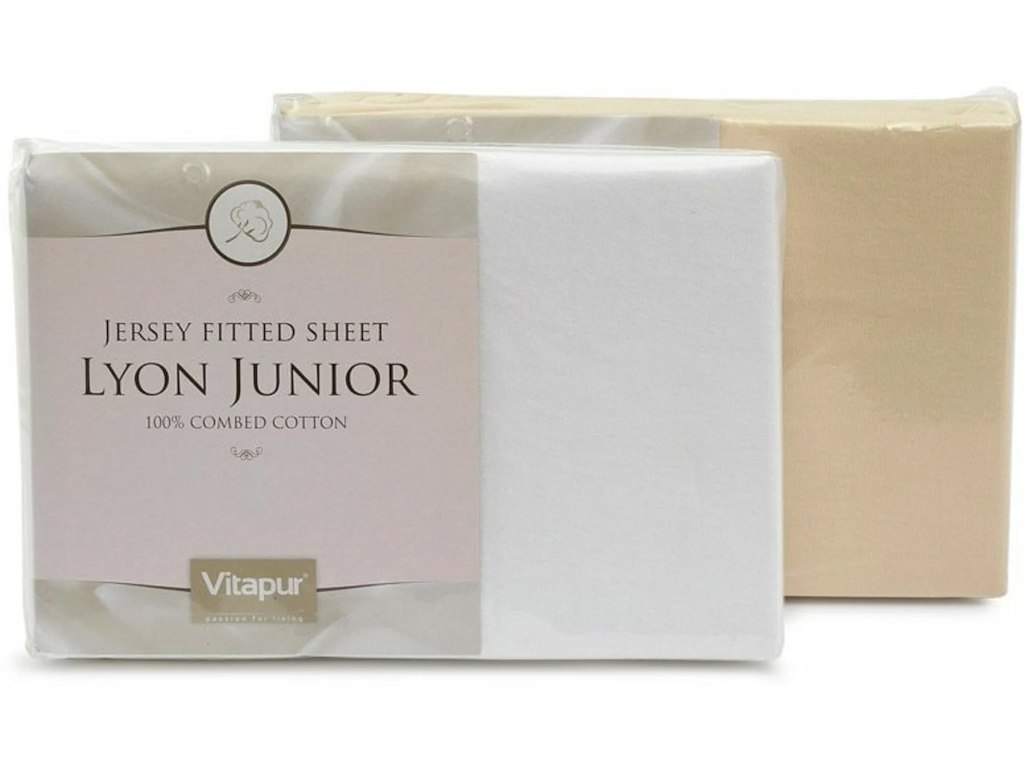Vitapur Pamučni elastični čaršav Lyon Junior 60x120cm