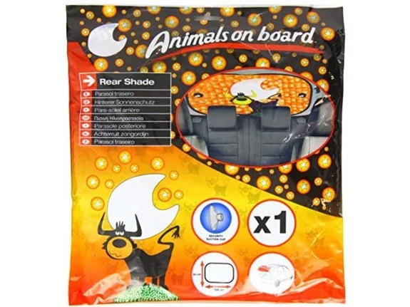 Car Accessories 888 Zaštita od sunca za zadnje staklo Animals on boar