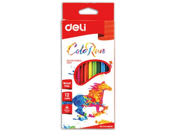 Deli Plastične bojice trougaone 1/12 694091