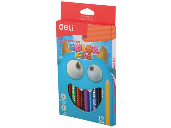 Deli Drvene bojice Jumbo trougaone 1/12 630946