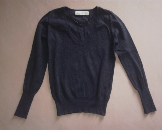 ZARA knit mis sivi dzemper