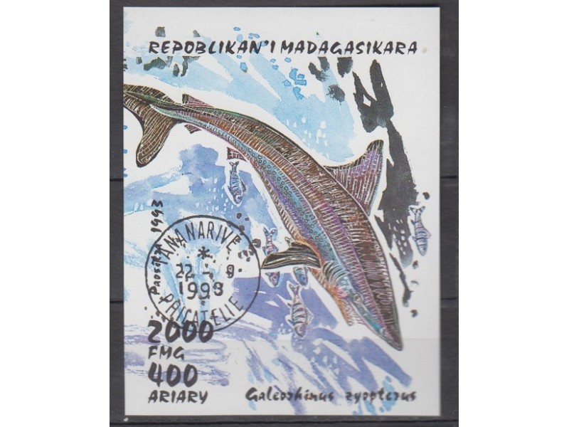 (rb159) madagaskira zigosana blok 1993 god fauna